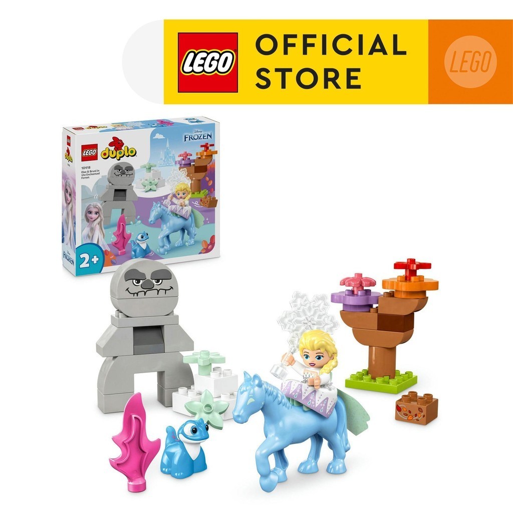 LEGO DUPLO Disney 10418 Elsa & Bruni in the Enchanted Forest (31 Pieces ...