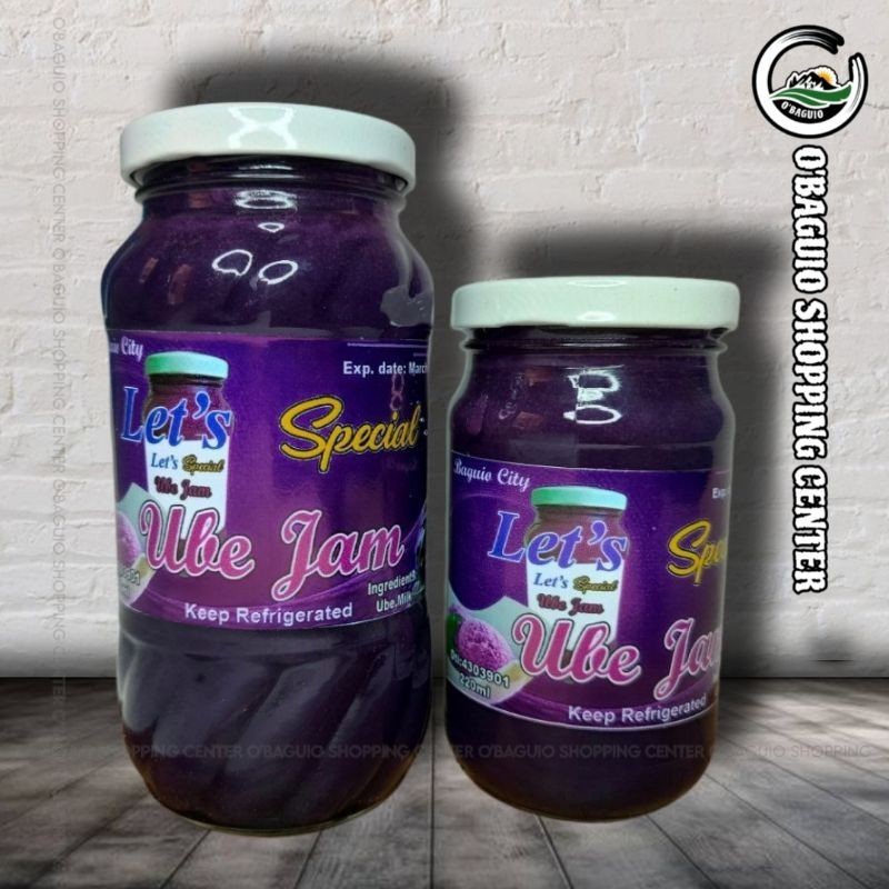 Let’s Ube Jam | 230g - 430g | Baguio Pasalubong (COD) | Shopee Philippines