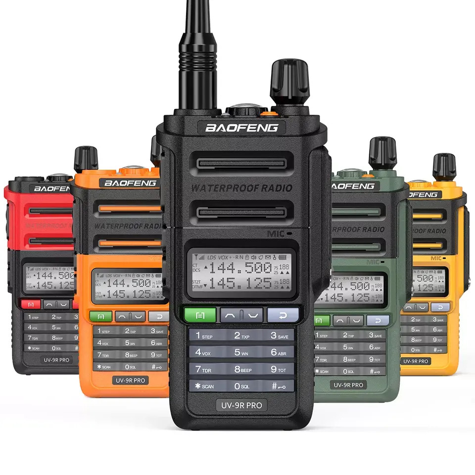 UHF VHF Baofeng handheld UV 9R pro Walkie Talkie Two Way dual band ...
