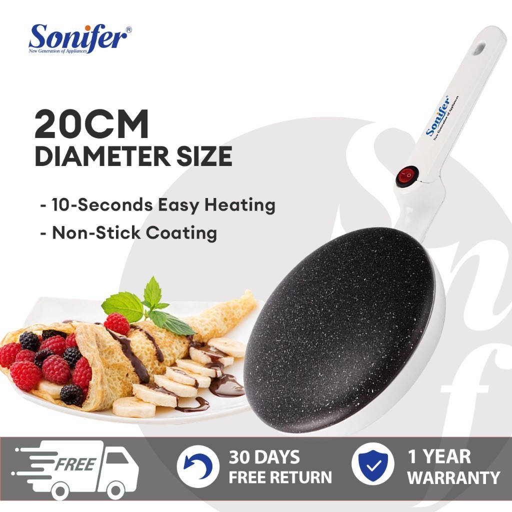 Sonifer Handheld Electric Crepe Maker Breakfast Maker Easy Operate ...