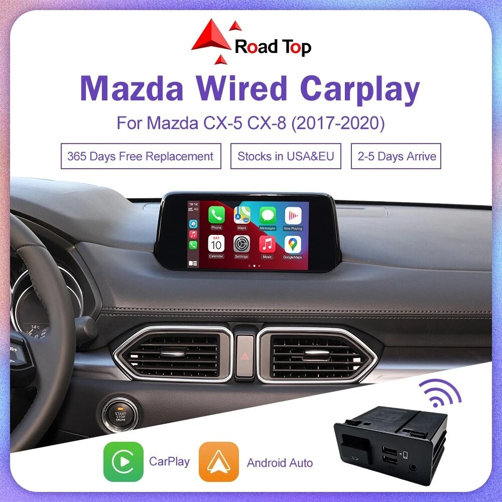 Apple CarPlay Android Auto USB adapter hub OEM for Mazda 3 6 2 CX3 CX5 ...