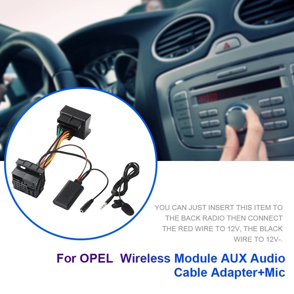Audio MP3 Music Adapter with Microphone Bluetooth-Compatible 5.0 Module ...