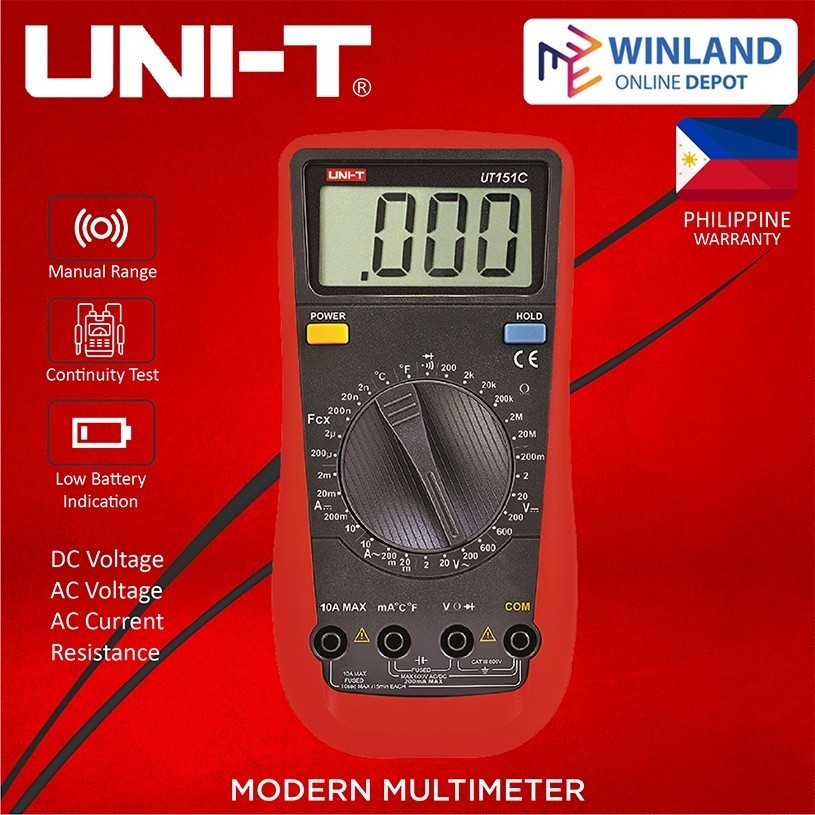 UNI-T by Winland Modern Digital Multimeter Multi Tester Current Voltage ...