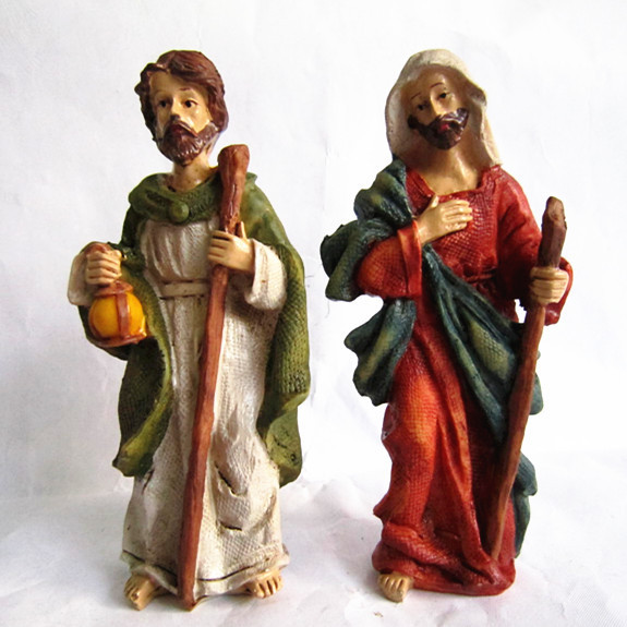 Cute Nativity Set Customized Resin Catholic Church Figure Manger ...