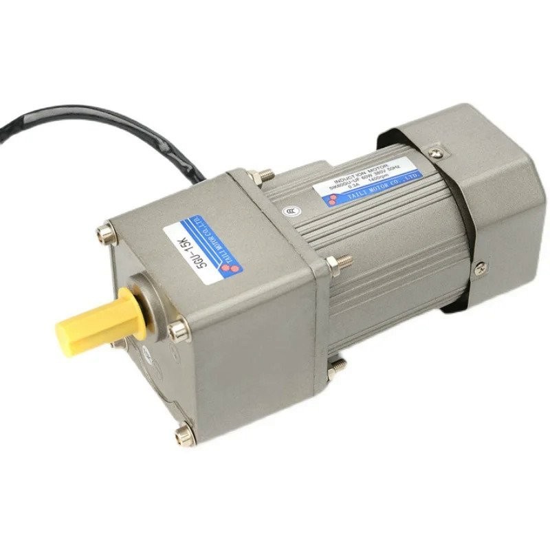 High torque low speed three phase 220V 15W AC gear motor with gearbox ...