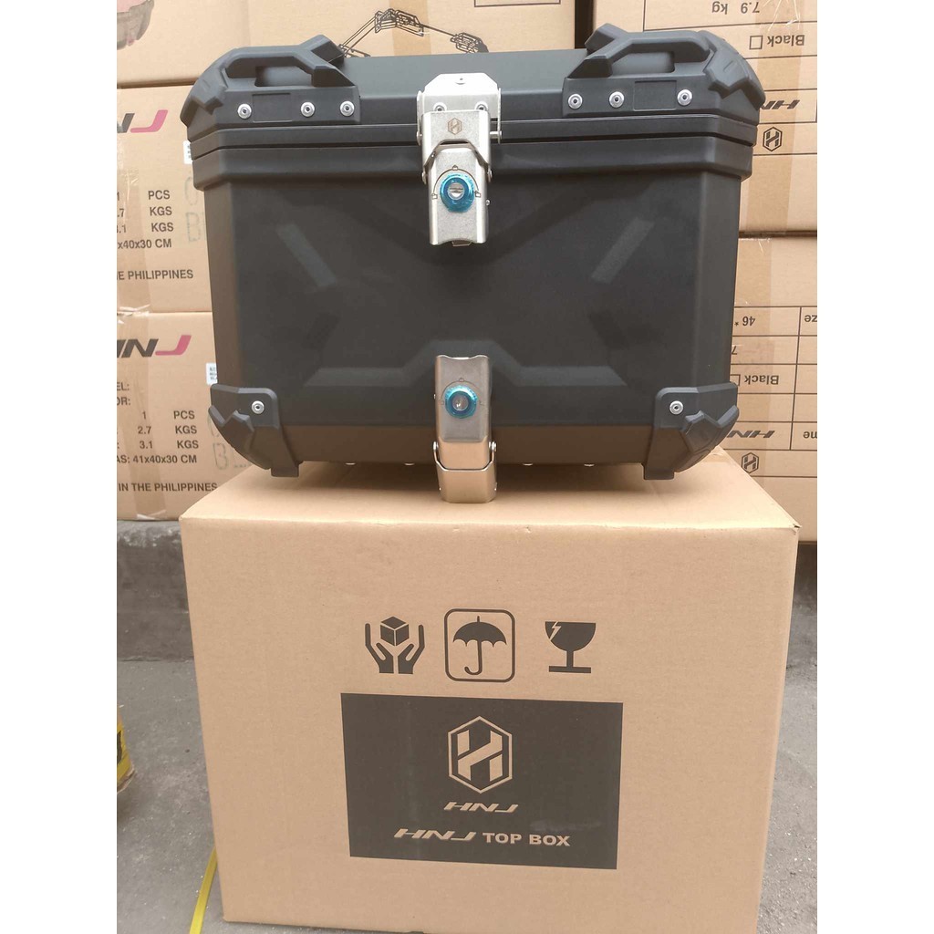 HNJ Top-01 Hard Plastic Top Box 45L (W/o Light & W/Light) | Shopee ...