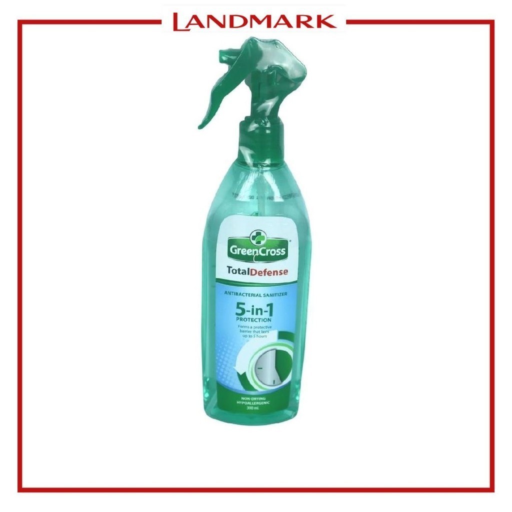 Greencross Total Defense Antibacterial Sanitizer 300ml | Shopee Philippines
