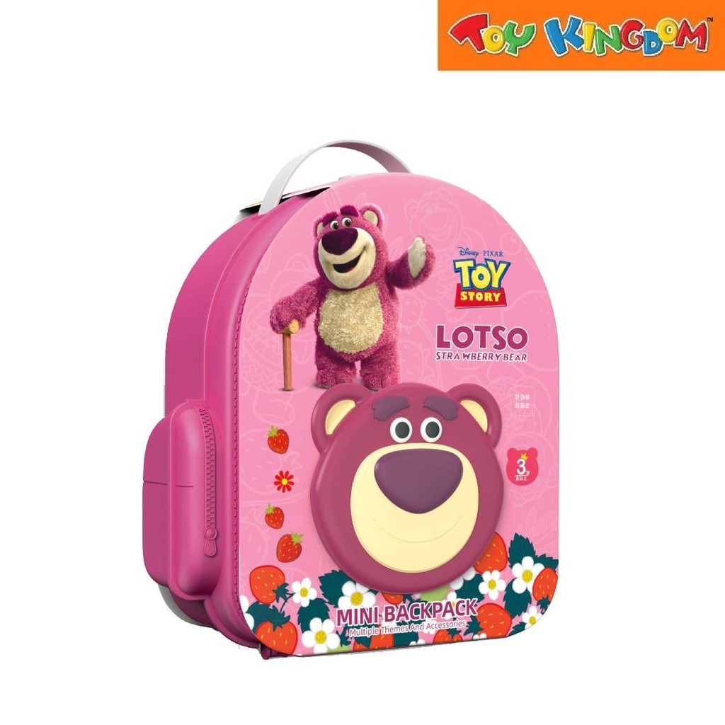 Disney Pixar Toy Story Lotso Strawberry Bear Mini Backpack Multiple ...
