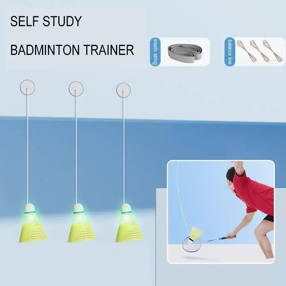 Self Study Badminton Trainer Professional Badminton Machine Stretch ...
