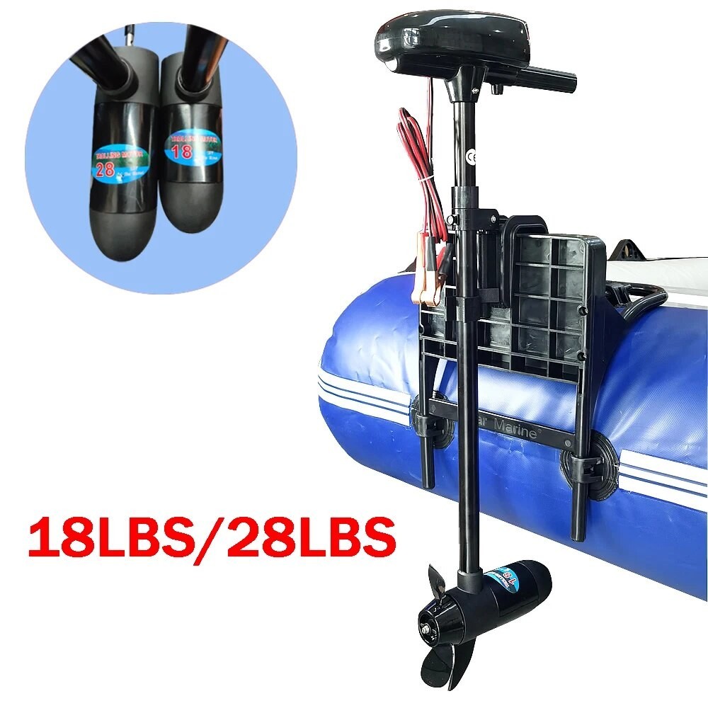 18/28LBS boat Electric Trolling Motor Engine by DC Battery Driven ...