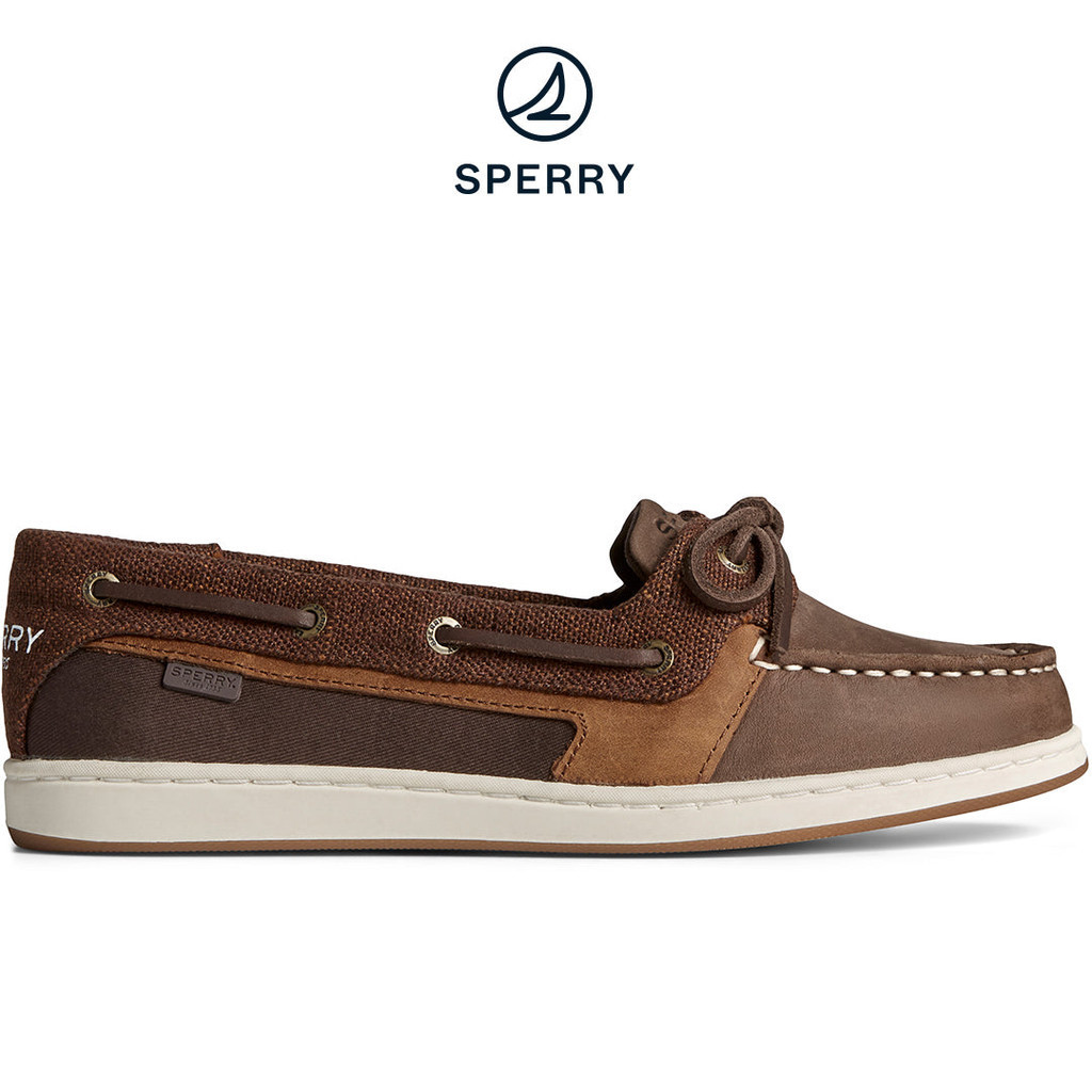 Sperry Women's Starfish 1-Eye Leather Baja Boat Shoe Brown (STS89031 ...
