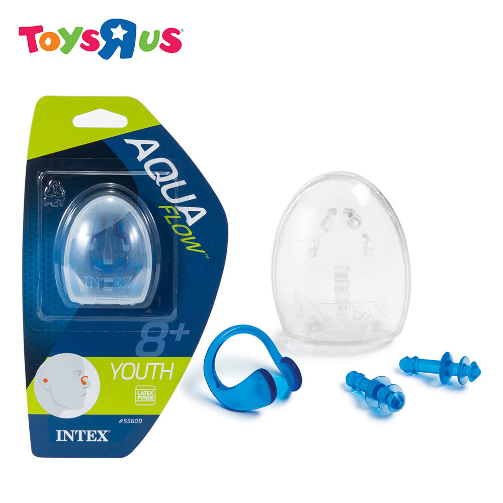 Intex Swimming Ear Plugs and Nose Clip Set | Shopee Philippines