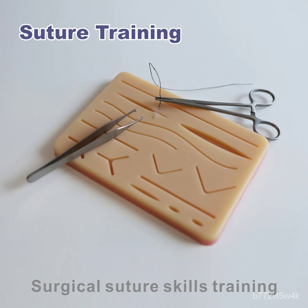 Medical Students Suture Practice Kit Surgical Training with Skin Pad ...