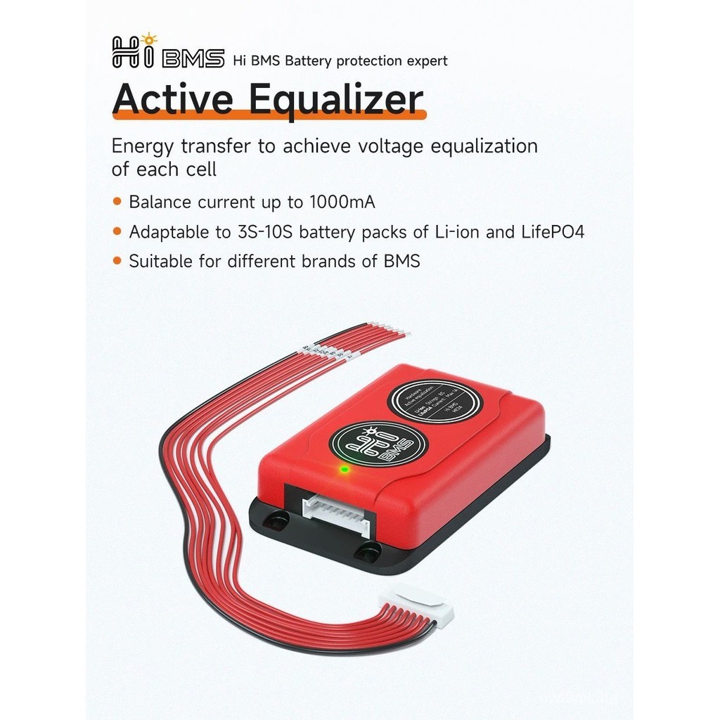 HIBMS Smart Active Balancer bms Lifepo4 Active Equalizer 4S Balanceador ...