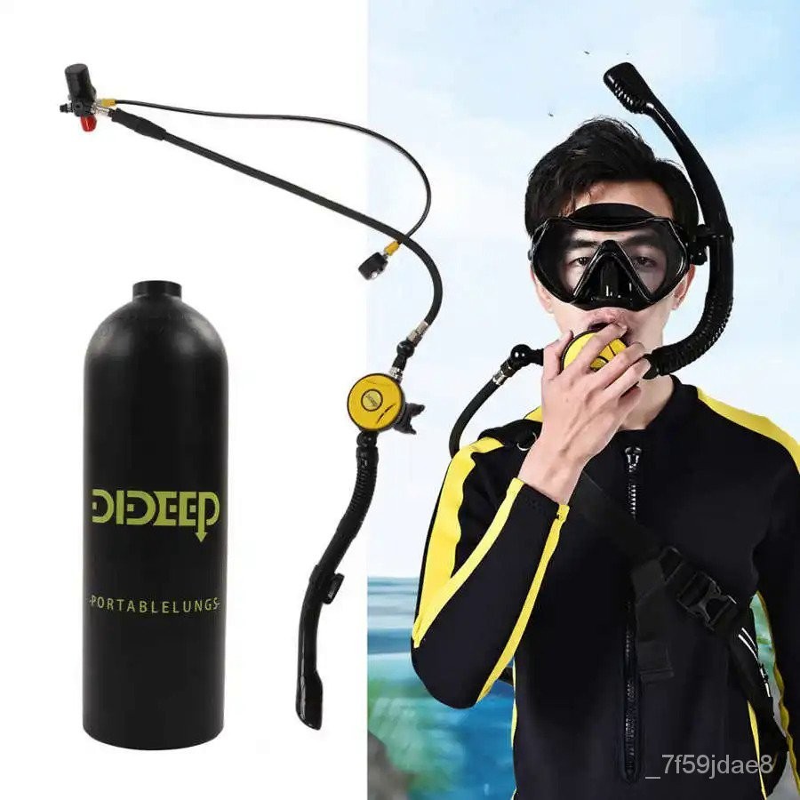 DIDEEP Scuba Diving Tank Kit 2L X5000plus Respirator Scuba Diving Tank ...