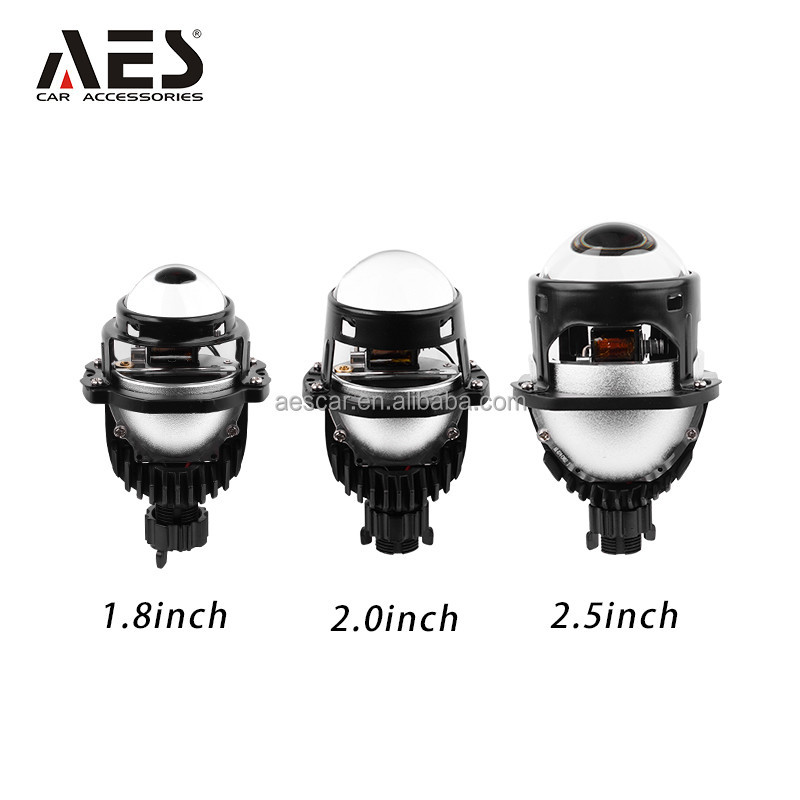 AES 2022 1.8 inch mini Bi led projector lens fit for all cars auto ...