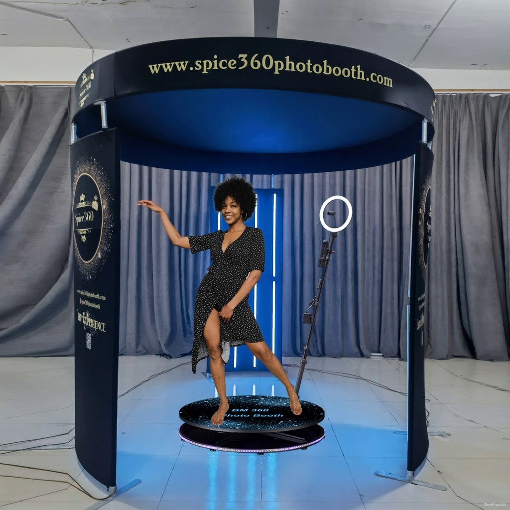 QK4V Newest 360 Photo Booth Backdrop Custom 360 Grand Led Photo Booth ...