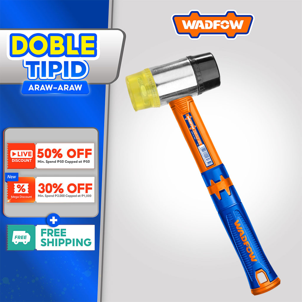 Wadfow Rubber & Plastic Hammer Maso Martilyo Heavy Duty | Shopee ...
