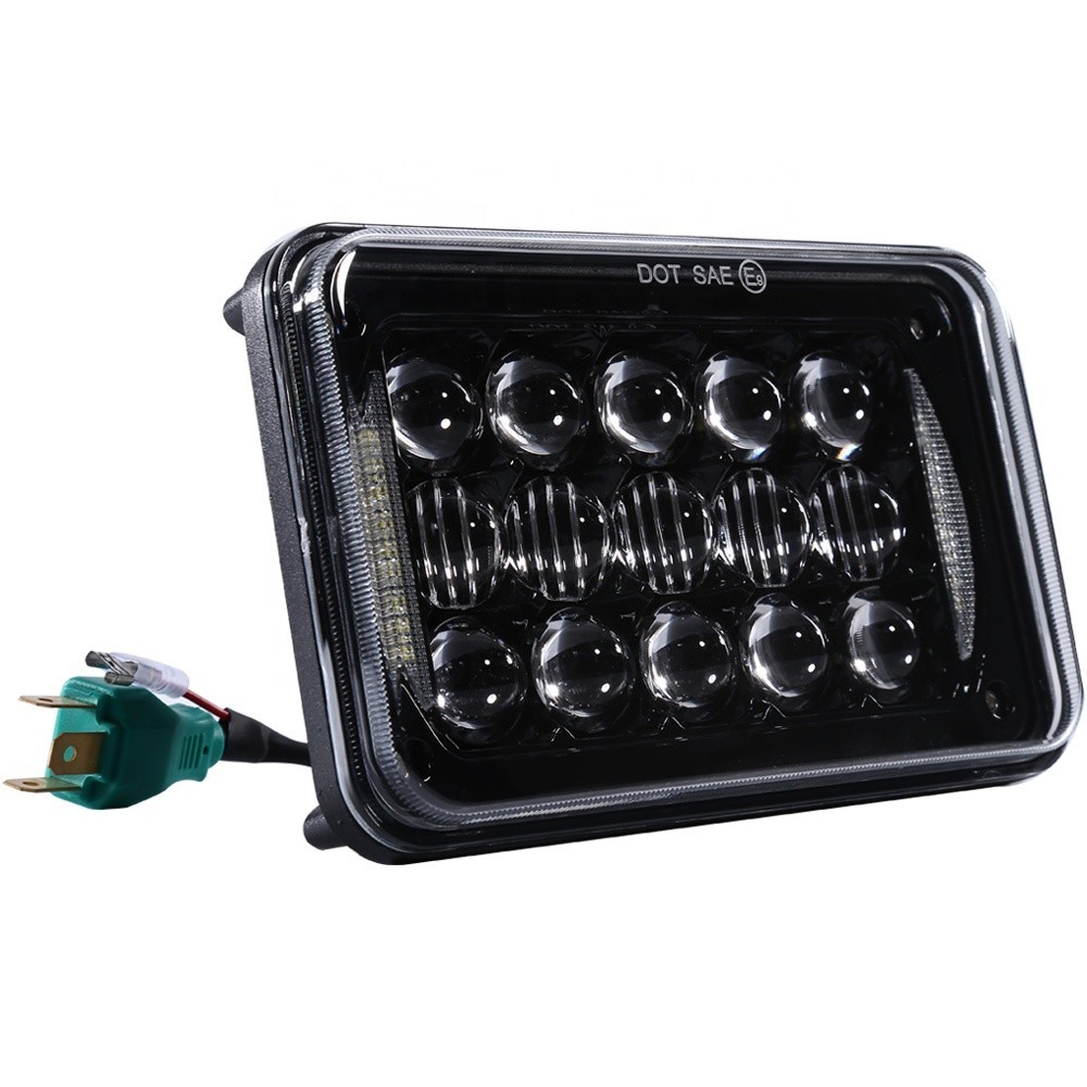 4x6 inch rectangular LED headlight with DRL led lights for car | Shopee ...