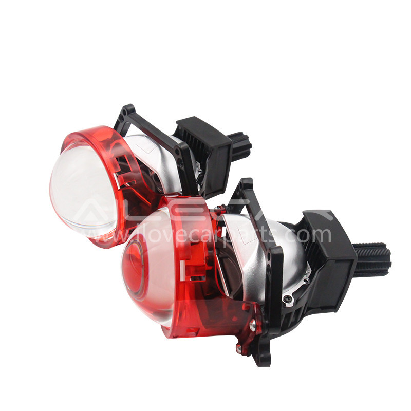 AILECAR car headlight projector Red Version 12V 55W high power ...