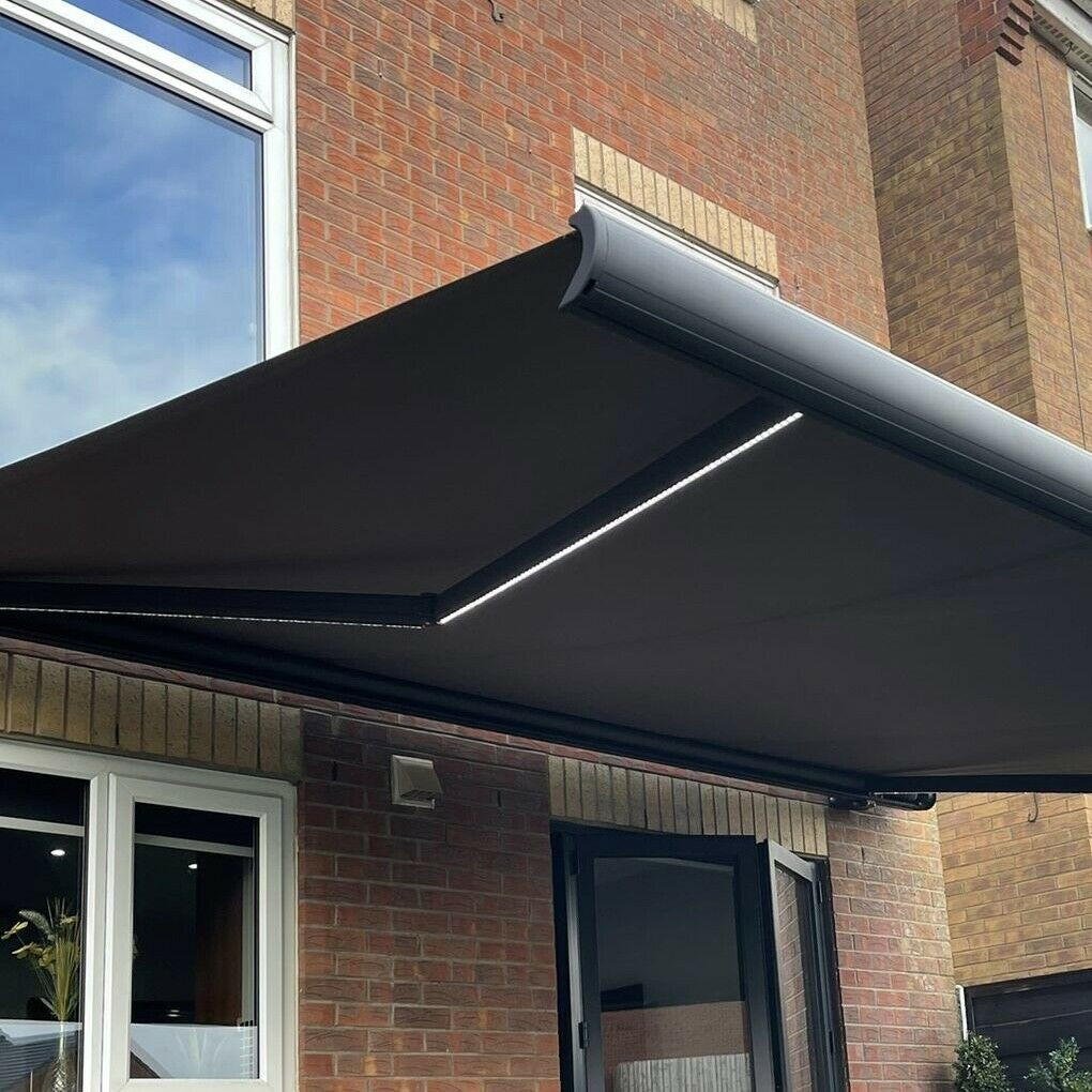 Outdoor Heavy Duty Commercial Aluminum Windows Awning Folding Gazebo ...