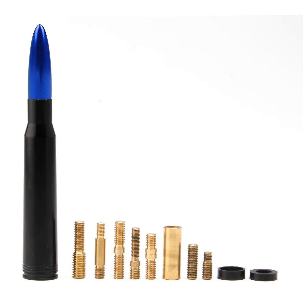Universal Aluminium Car 50 CAL Caliber Antenna Short Kit For GMC Dodge ...