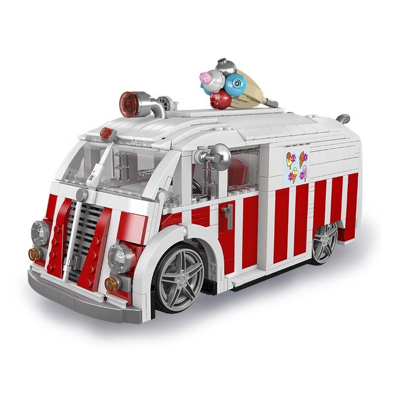 MOULD KING 10039 DIY Mini Luxury Toy Car Educational Plastic Kit Bricks ...