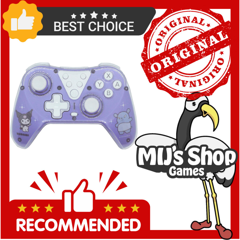 Nintendo Switch Wireless Controller kuromi Sanrio Characters ALLONE ALG-NSWCUSPU Unipo Very Rare ...