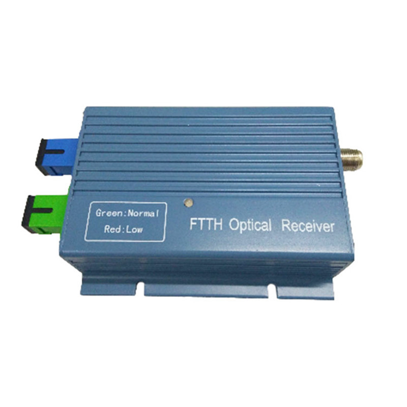 Factory direct sale FTTH mini active optical receiver cable CATV 2-port WDM 1310/1550nm Fiber ...