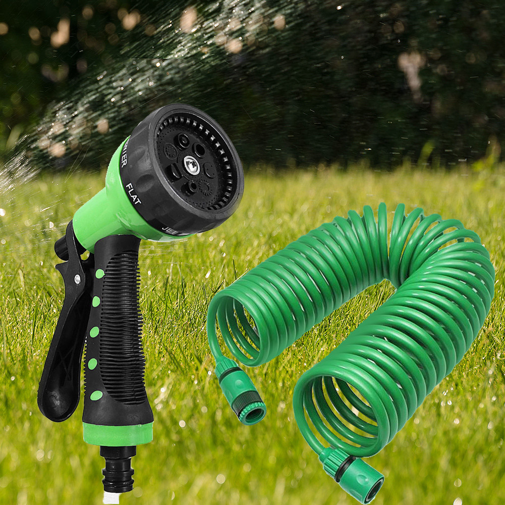EVA Garden Hose Multiple Function Wash Spray Gun Set for Car Wash (7.5m ...