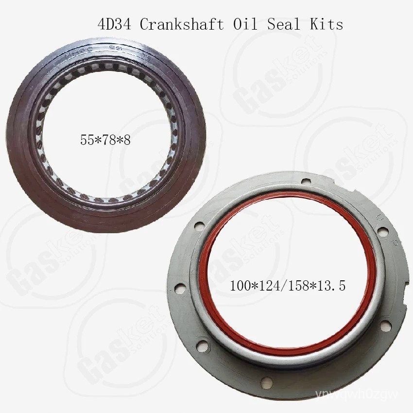 4D34 4D34T 4D35 4D36 4D32T 4D33 6D31T 6D34 Front and Rear Crankshaft ...