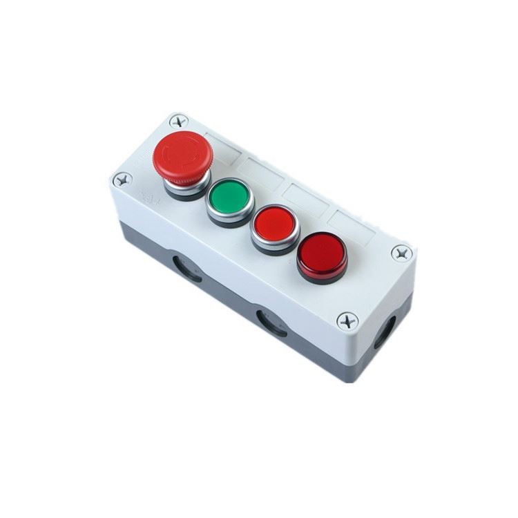 IP66 CE plastic waterproof switch box 4 holes push button switch ...