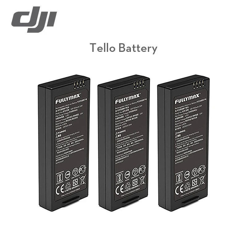 DJI Original Tello Flight Battery with 1100 mAh 3.8 V 13-min Flight for ...