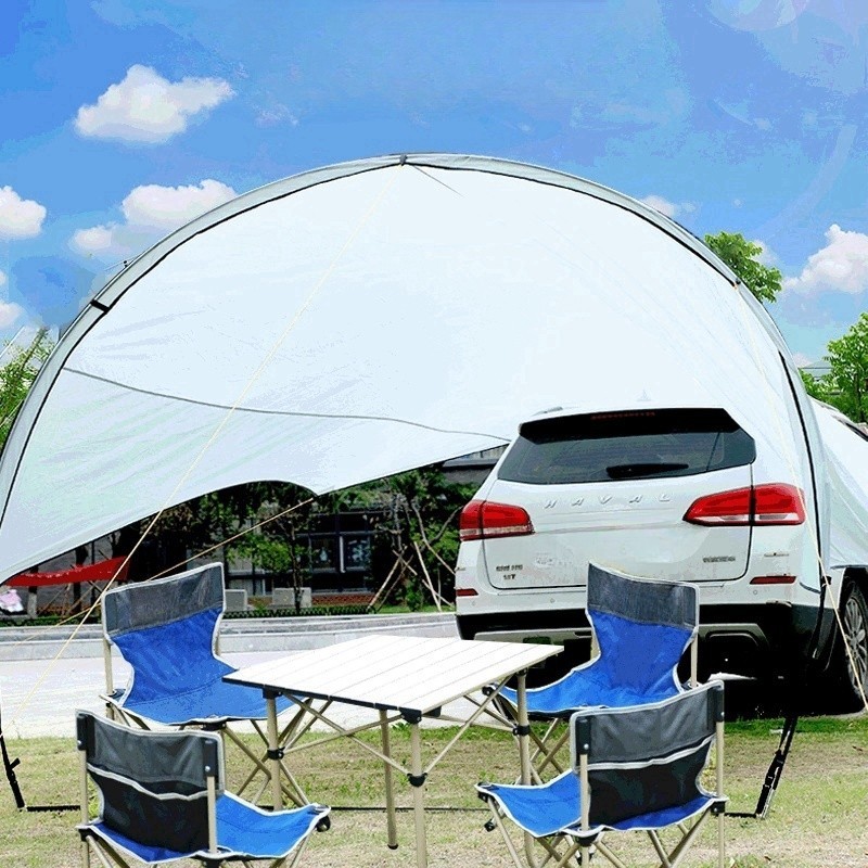 Outdoor Car Rear Tent Self-Driving Car Side Awning Camping Self-Driving ...