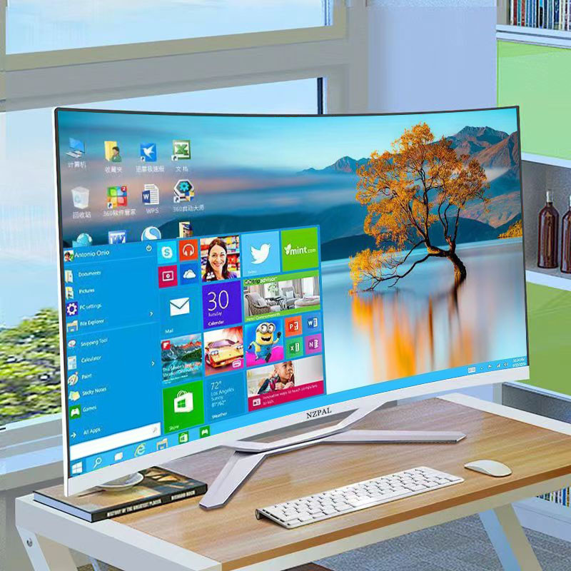 32" Core I7 Pc Gamer I9 Monoblock Curved Monitor Computadora 8GB 16GB ...