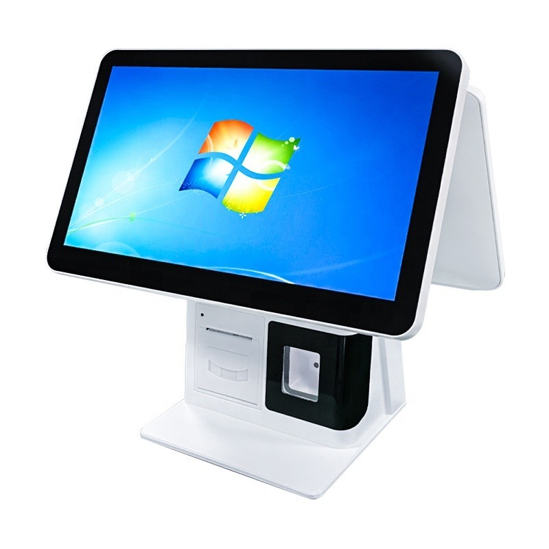 Dual Screen All-in-one Cashier Shop Touch Screen Billing Pos Machine ...