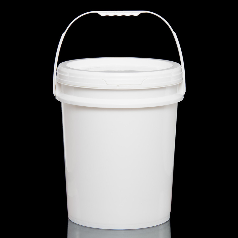 Round Bucket and Lids with Spout 18 to 19 Liter Paint Plastic Seat TW ...