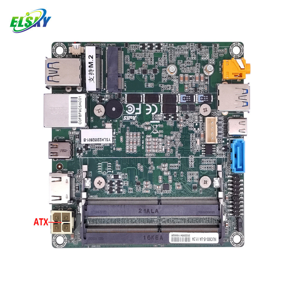 ELSKY NUC motherboard NUC700 with CPU Kaby lake 7th Gen CORE i7 7500U DDR4 Max 64G RAM M.2 SSD ...