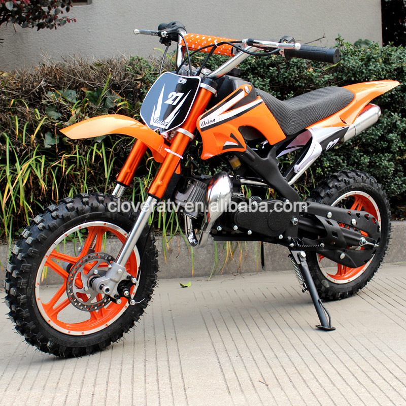 Chinese 2 Stroke Dirt Bike 49cc Mini Motorcycle with Button Electric ...