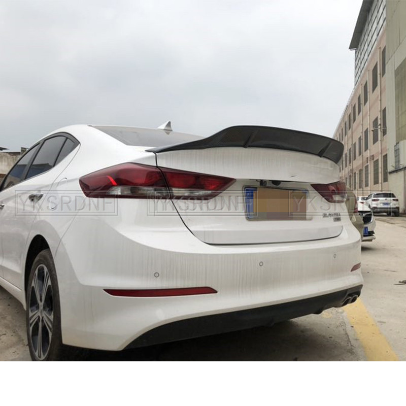 For Hyundai Elantra spoiler 2017 2018 19 High Quality carbon fiber ...