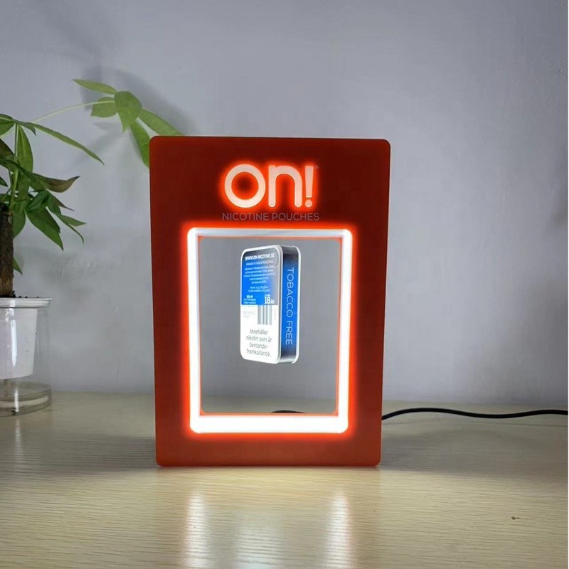 Custom Square Shape Acrylic Float Levitating Magnetic Floating Box ...