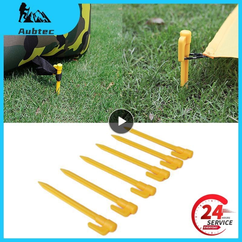 Camping Tent Pegs Outdoor Travel Camping Tents Stakes Pegs Windproof ...