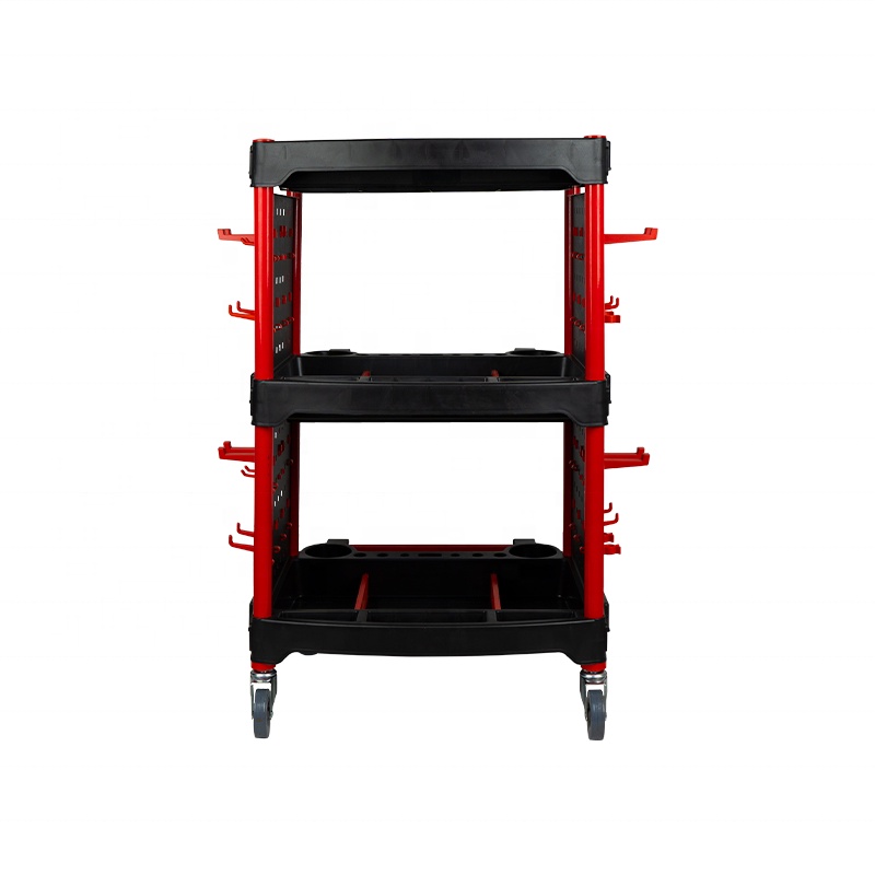 Best Sale Auto Repair Tool Cart 3 Shelf Tool Cart Car Detailing Trolley ...