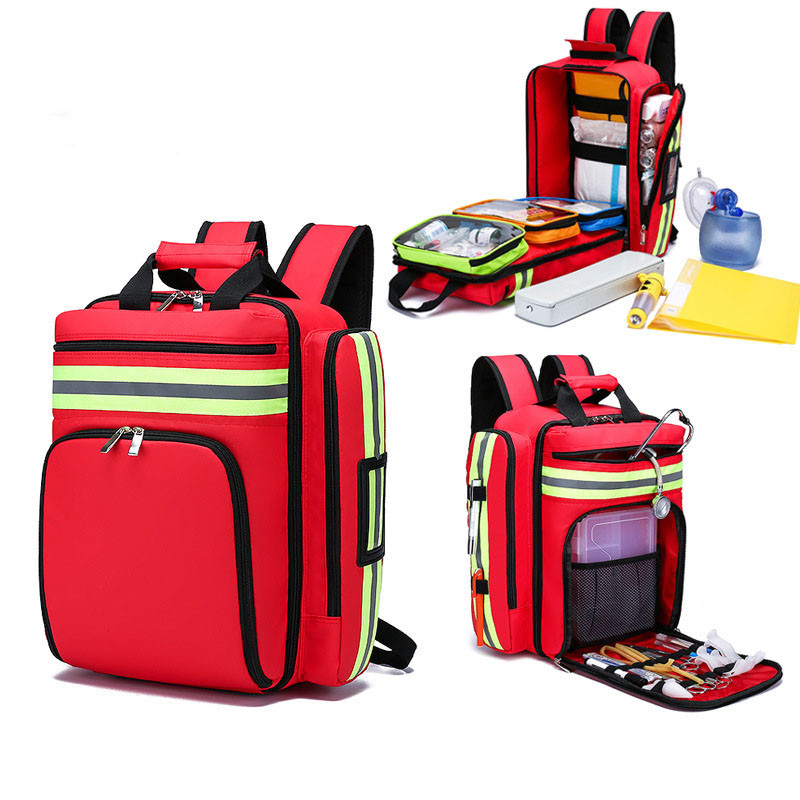 First Aid Kit Emergency Rescue Backpack Civil Air Defense Earthquake ...