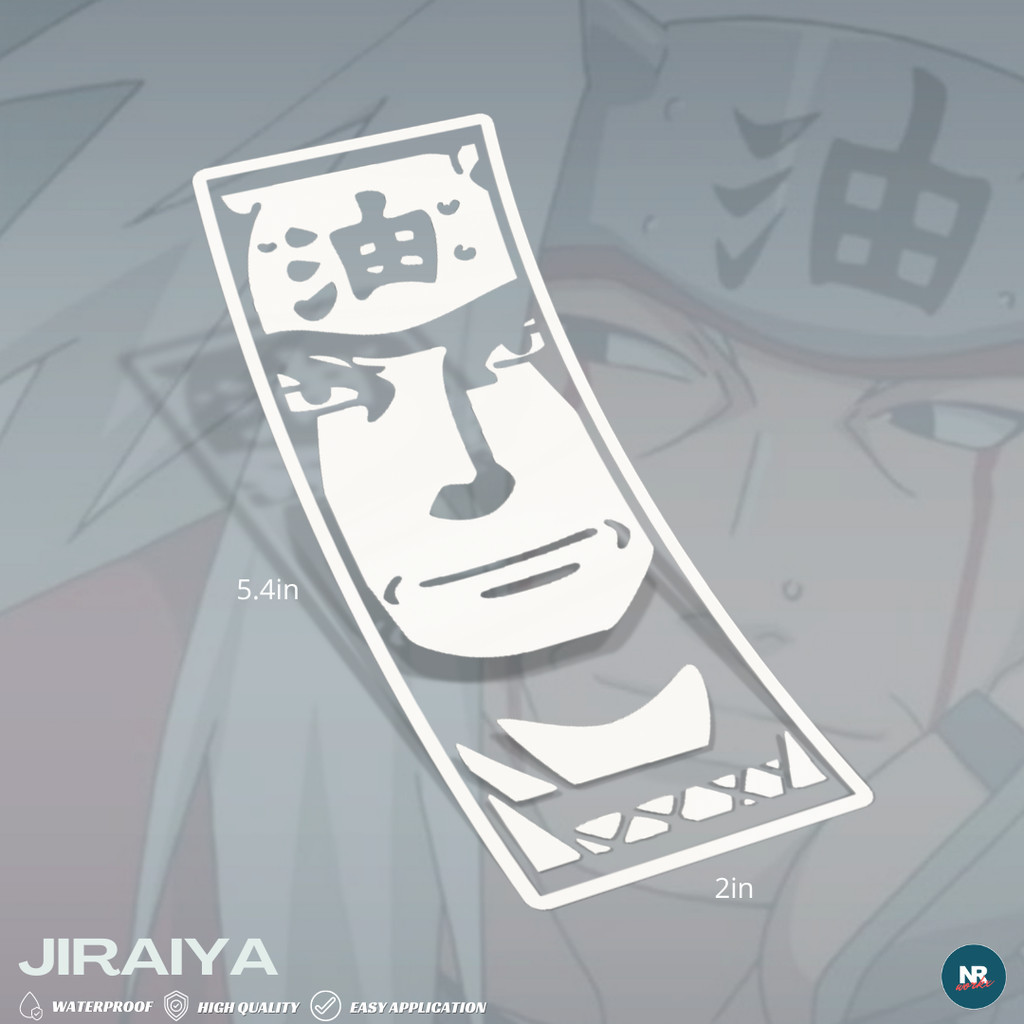 Jiraiya Naruto Shippuden Sannin Vinyl Decal Anime Sticker | Shopee ...