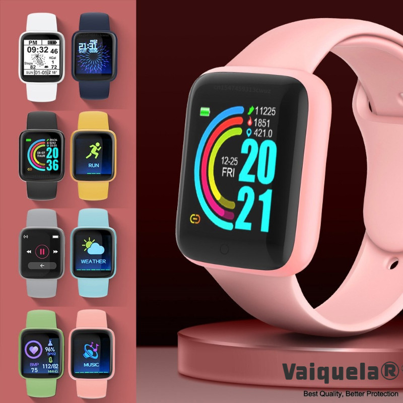 Children's Smart Digital Connected Watch Call Reminder Step Count Heart ...