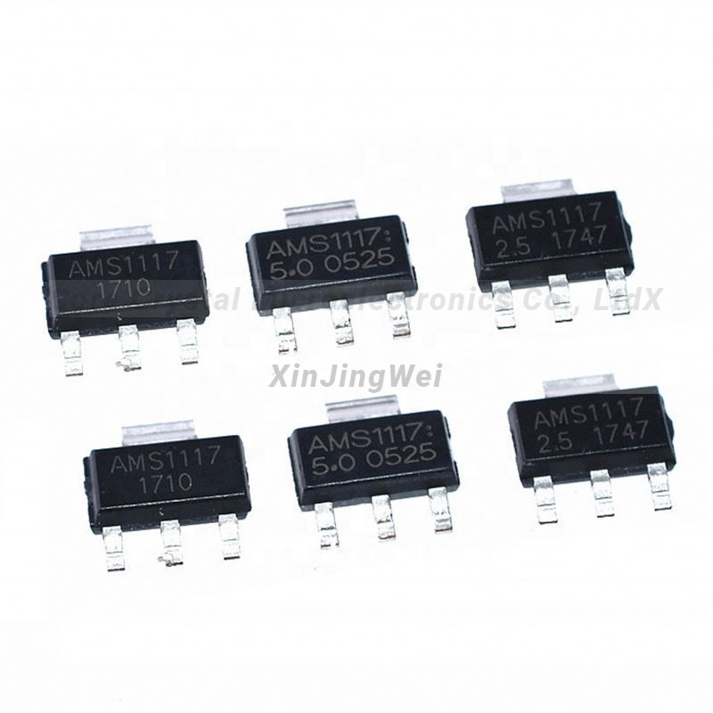 Power IC buck IC AMS1117 Voltage Regulator Kit 1.2V 1.5V 1.8V 2.5V 3.3V 5V mosfet module mosfet ...