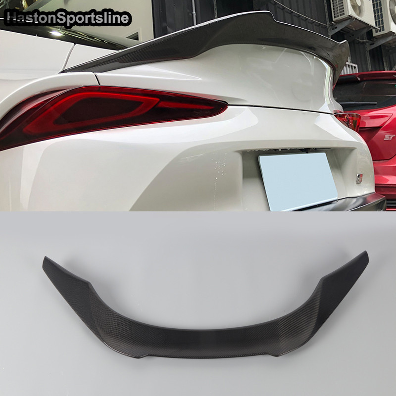Supra Modified V Style Carbon Fiber Rear Trunk Lip Spoiler Car Wing For ...