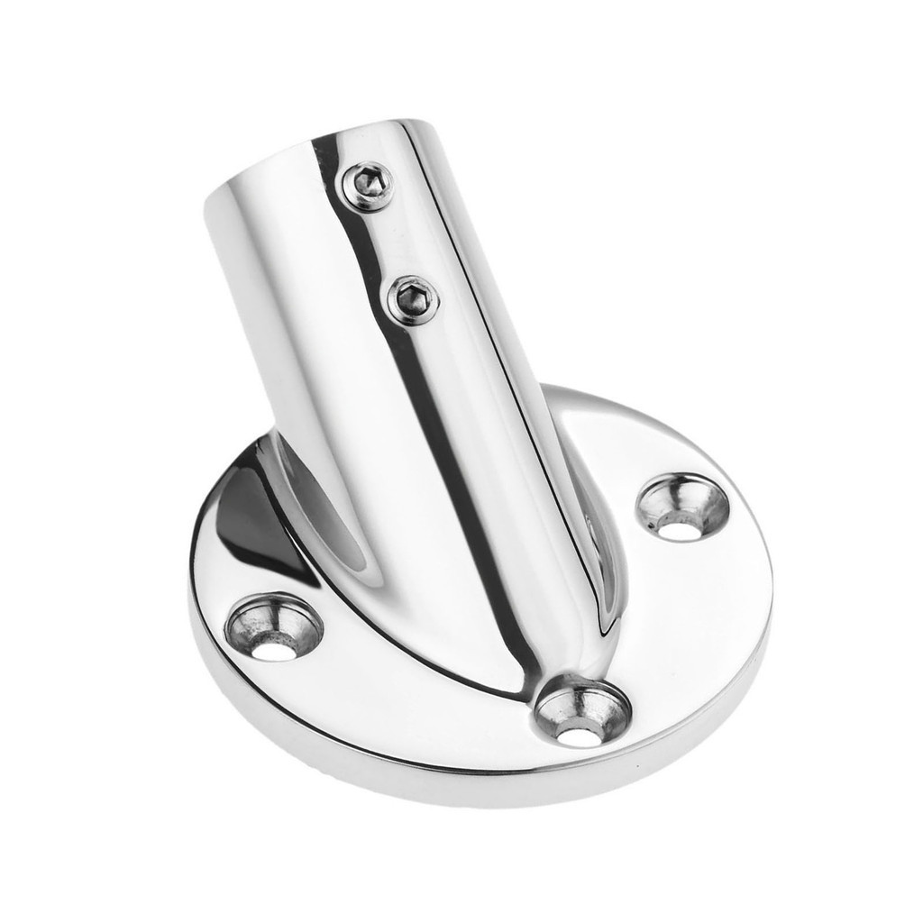 Marine 316 Stainless Steel Deck Handrail Rail Fitting Stanchion Round ...