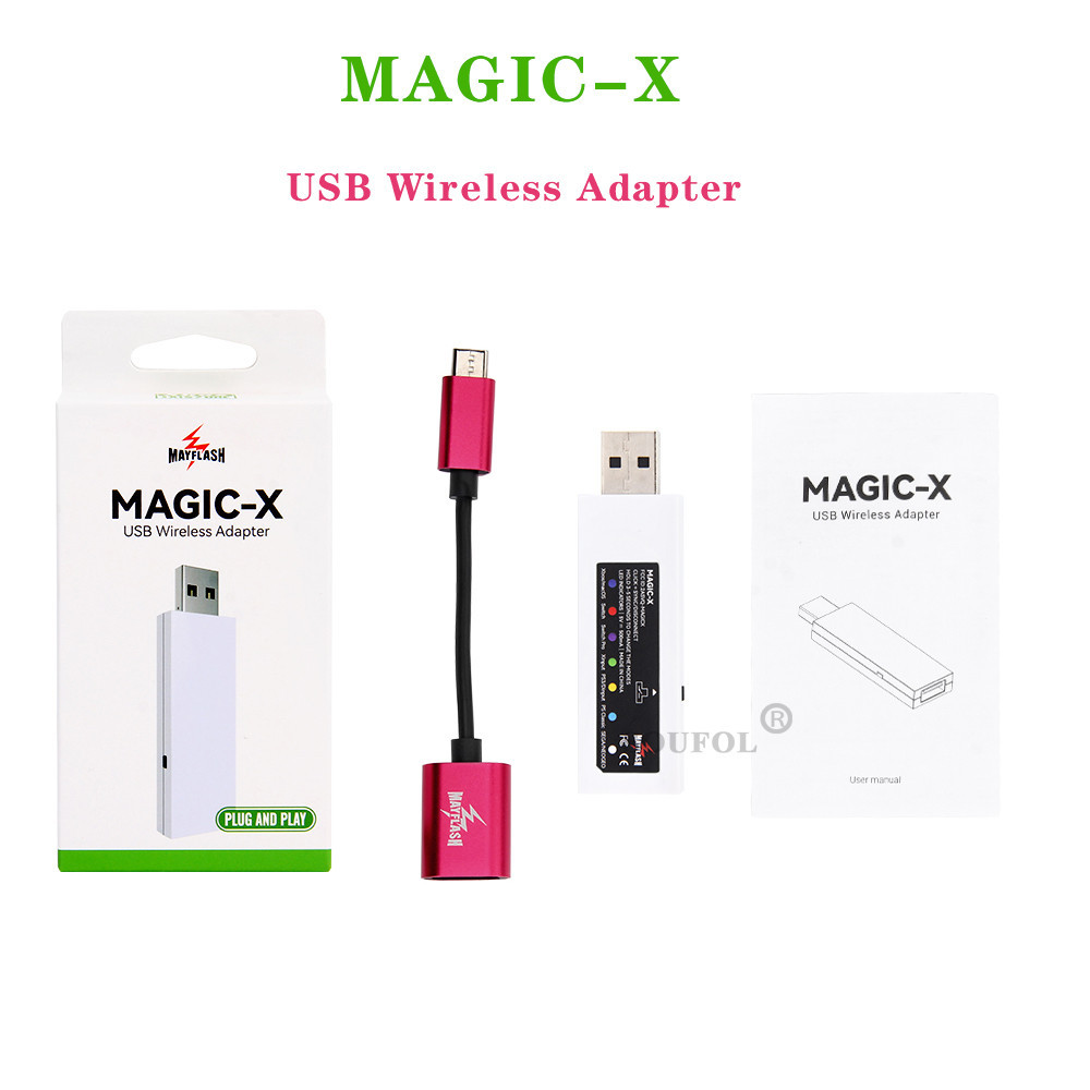 2022 New For Mayflash Magic X USB Wireless Controller Adapter For Xbox ...